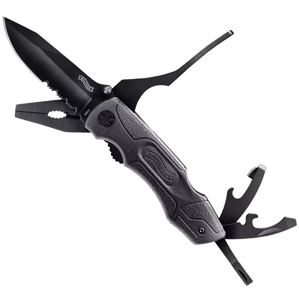 Walther MTK 2 Multi Tac Knife 5.0788 | 18-in-1 Multi-Tool with Tactical ...